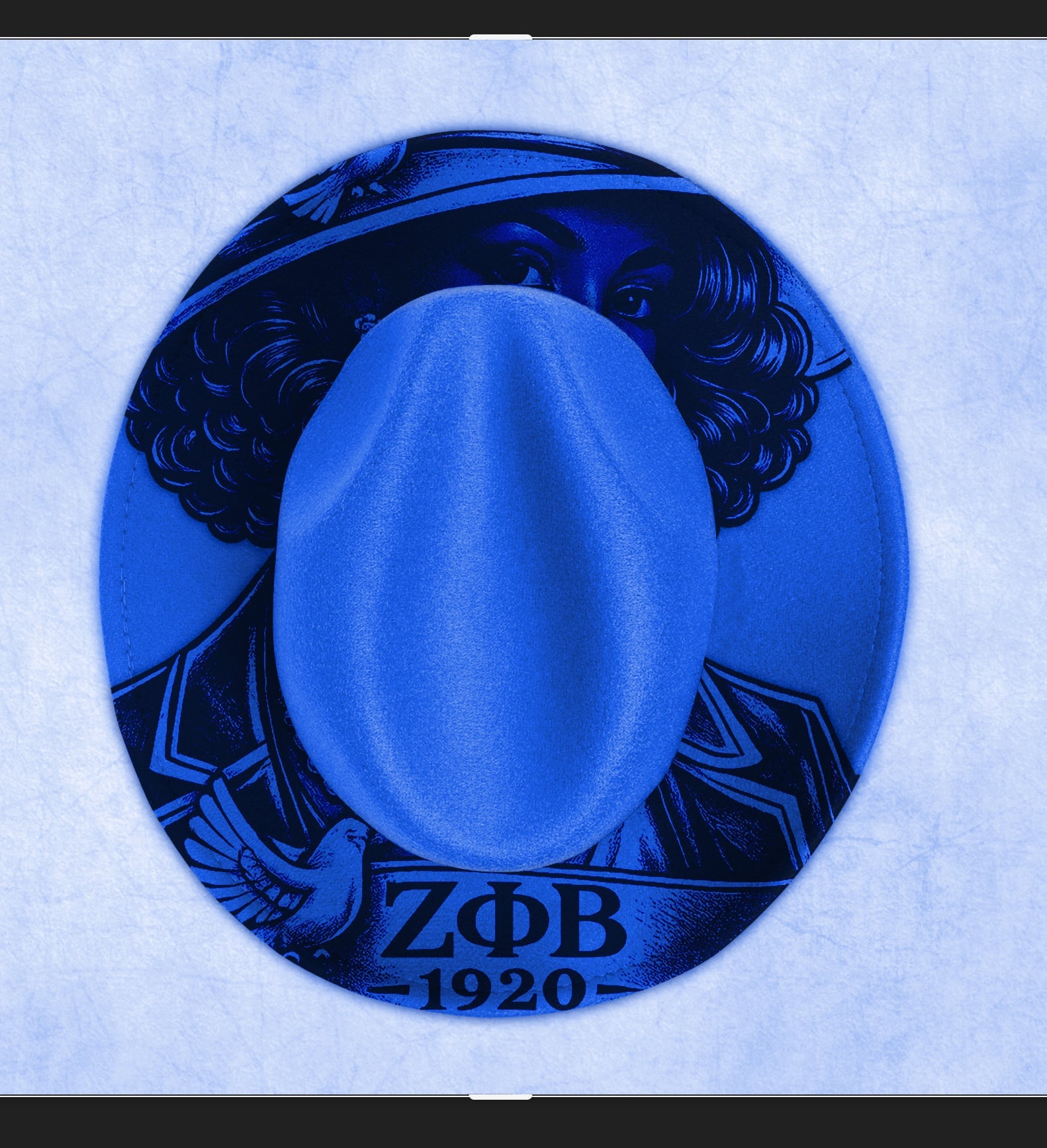 Zeta Engraved Fedora Hat – TnTcustomz